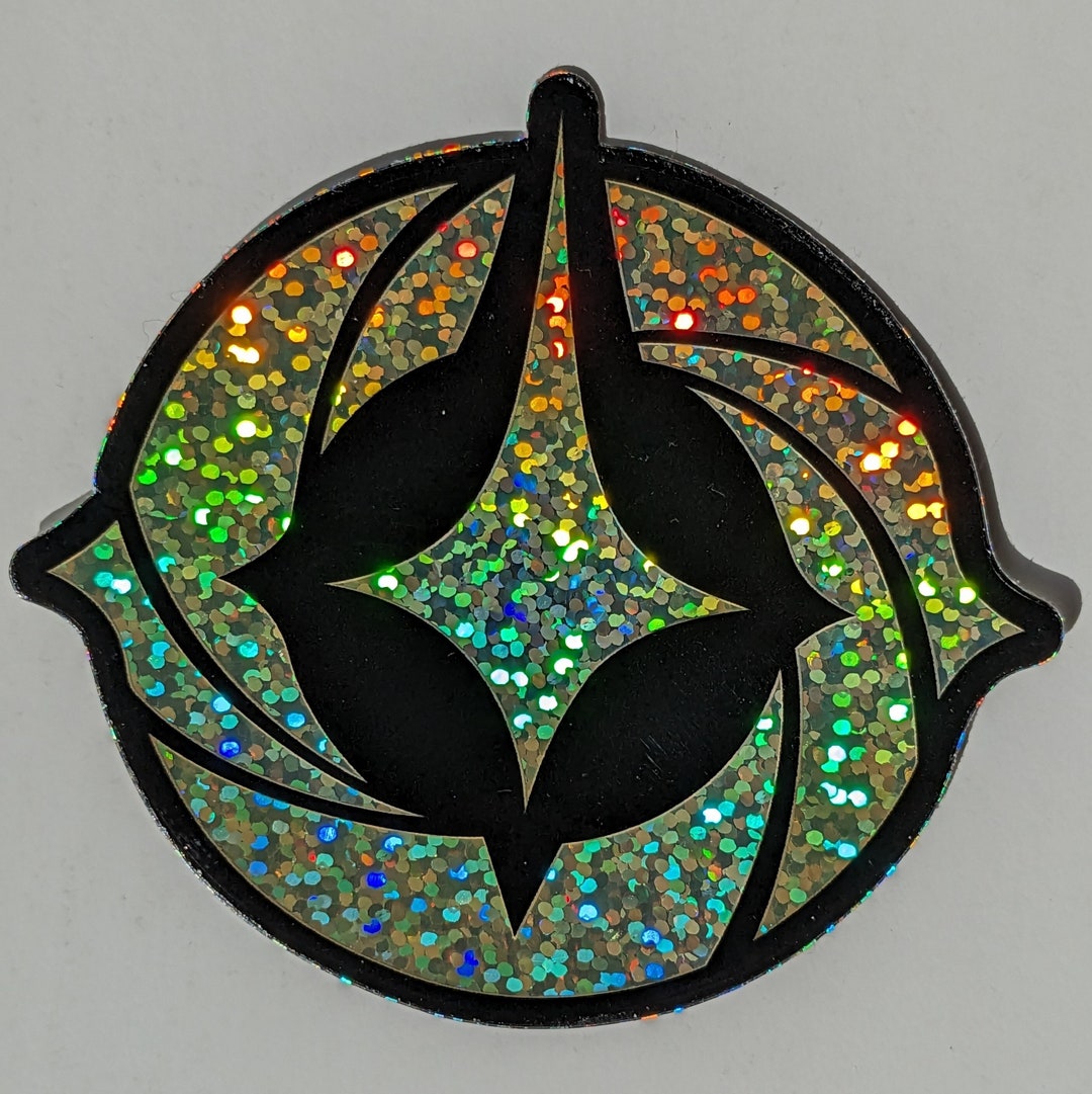 3 Illuminary Glitter Sticker for Disney Lorcana, Vinyl - Etsy