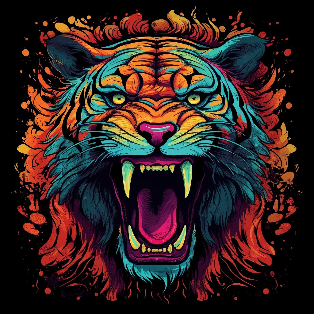Tiger Png, Tiger Sublimation Digital Download, Tiger Sublimation Design ...