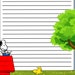 Snoopy Themed Collection #7 - Lined & Unlined - Memo and Letter Sized ...