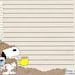 Snoopy Themed Collection #4 - Lined & Unlined - Memo and Letter Sized ...