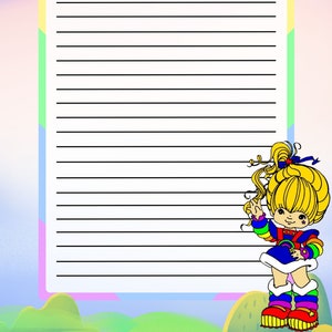 Cartoon Themed Collection #1 - Lined & Unlined - Memo and Letter Sized ...