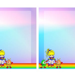 Cartoon Themed Collection #9 - Lined & Unlined - Memo and Letter Sized ...