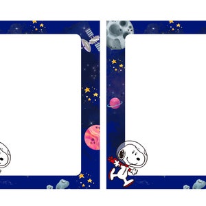 Snoopy Themed Collection #9 - Lined & Unlined - Memo and Letter Sized ...