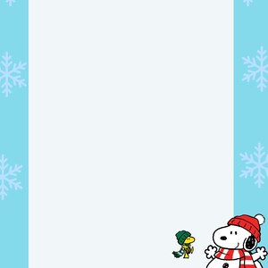 Snoopy Themed Collection #1 - Lined & Unlined - Memo and Letter Sized ...