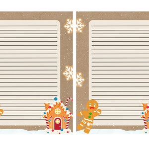 Christmas Themed Collection 4 Lined & Unlined Memo and Letter Sized ...