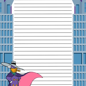 Cartoon Themed Collection #8 - Lined & Unlined - Memo and Letter Sized ...