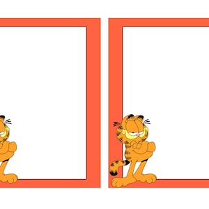 Cartoon Themed Collection #5 - Lined & Unlined - Memo and Letter Sized ...