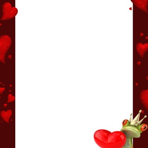 Valentines Themed Collection #2 - Lined & Unlined - Memo and Letter ...