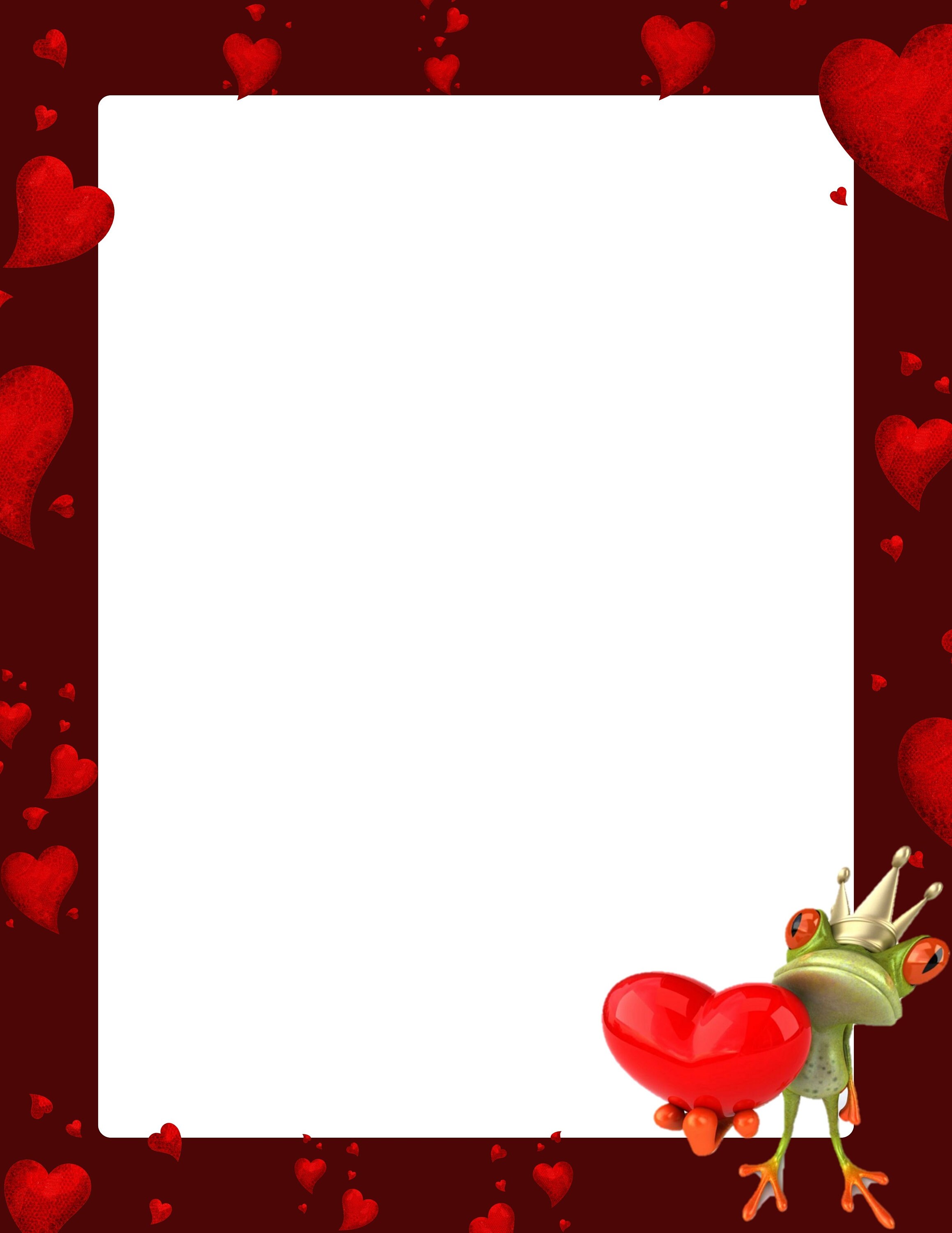 Valentines Themed Collection #2 - Lined & Unlined - Memo and Letter ...