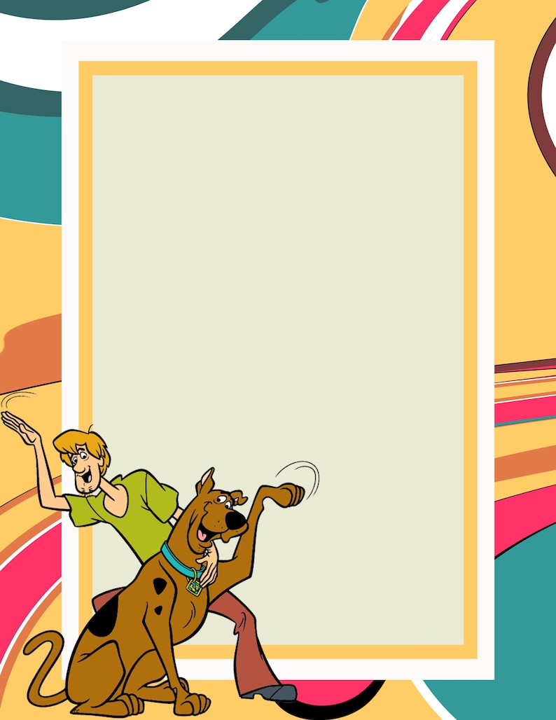 Scooby Doo Themed Collection 12 Lined & Unlined Memo and Letter Sized ...