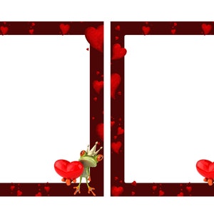 Valentines Themed Collection #2 - Lined & Unlined - Memo and Letter ...
