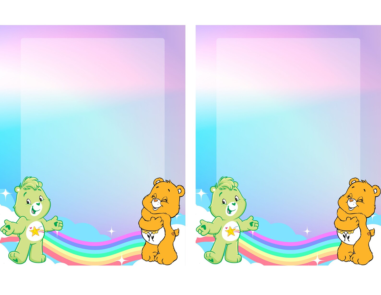 Cartoon Themed Collection #3 - Lined & Unlined - Memo and Letter Sized ...