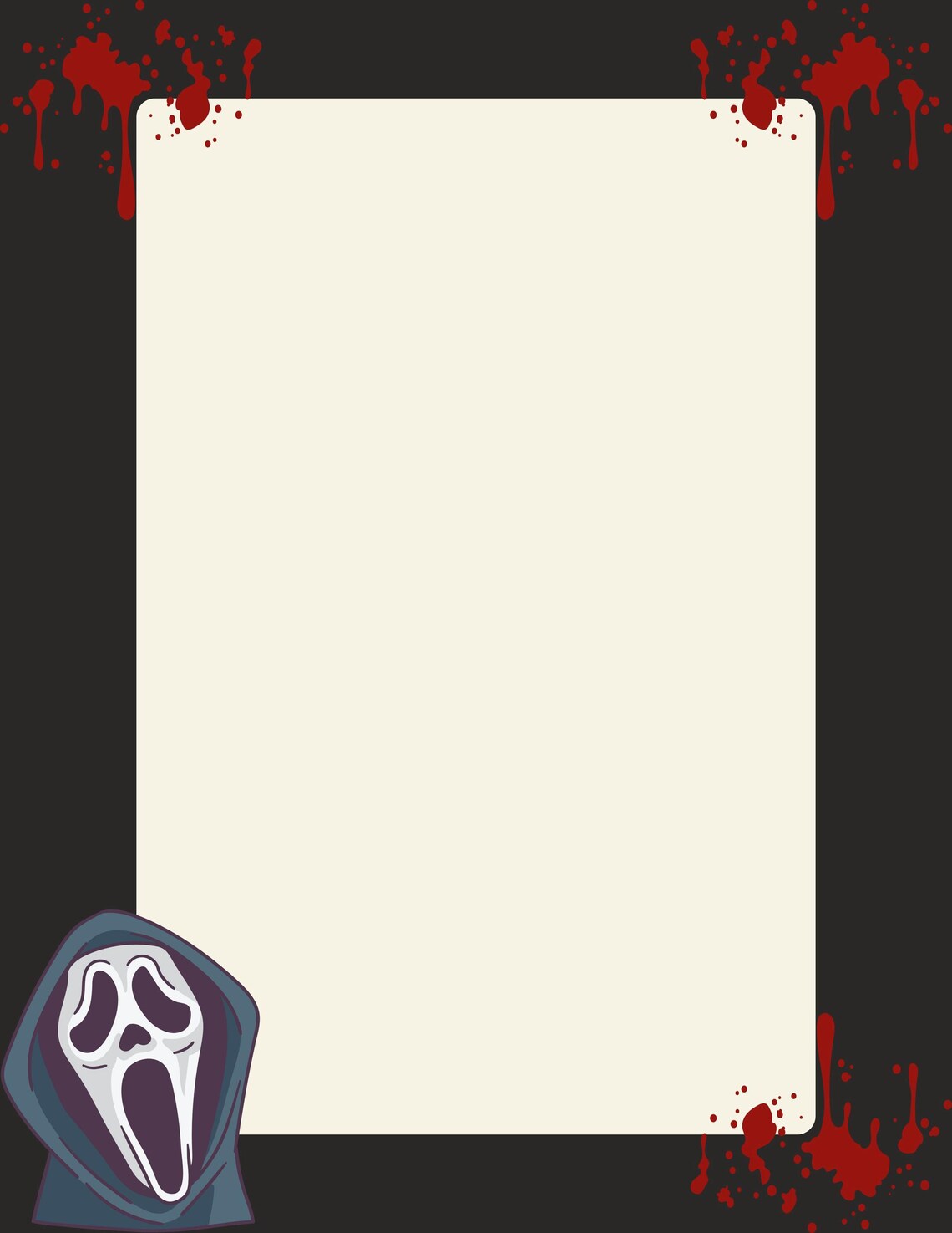 Halloween Themed Collection #9 - Lined & Unlined - Memo and Letter ...
