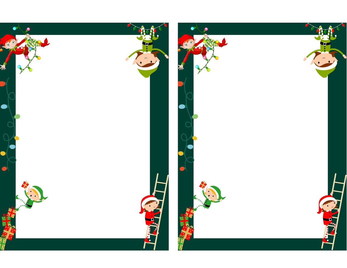 Christmas Themed Collection #1 - Lined & Unlined - Memo and Letter ...