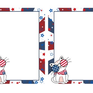 4th of July Themed Collection #5 - Lined & Unlined - Memo and Letter ...
