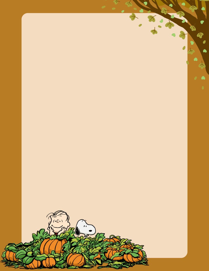 Snoopy Themed Collection #13 - Lined & Unlined -letter Sized Stationery ...