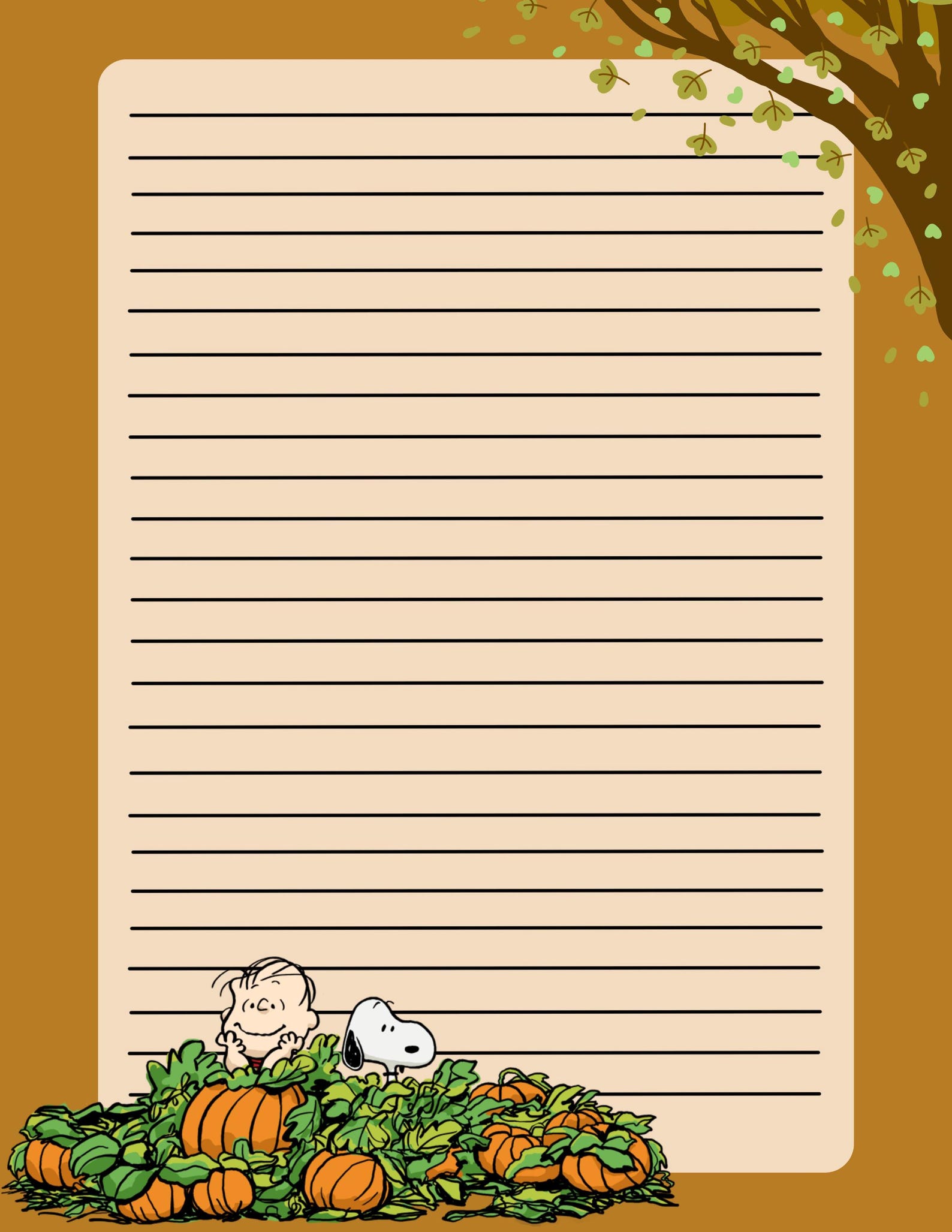 Snoopy Themed Collection #13 - Lined & Unlined -letter Sized Stationery ...
