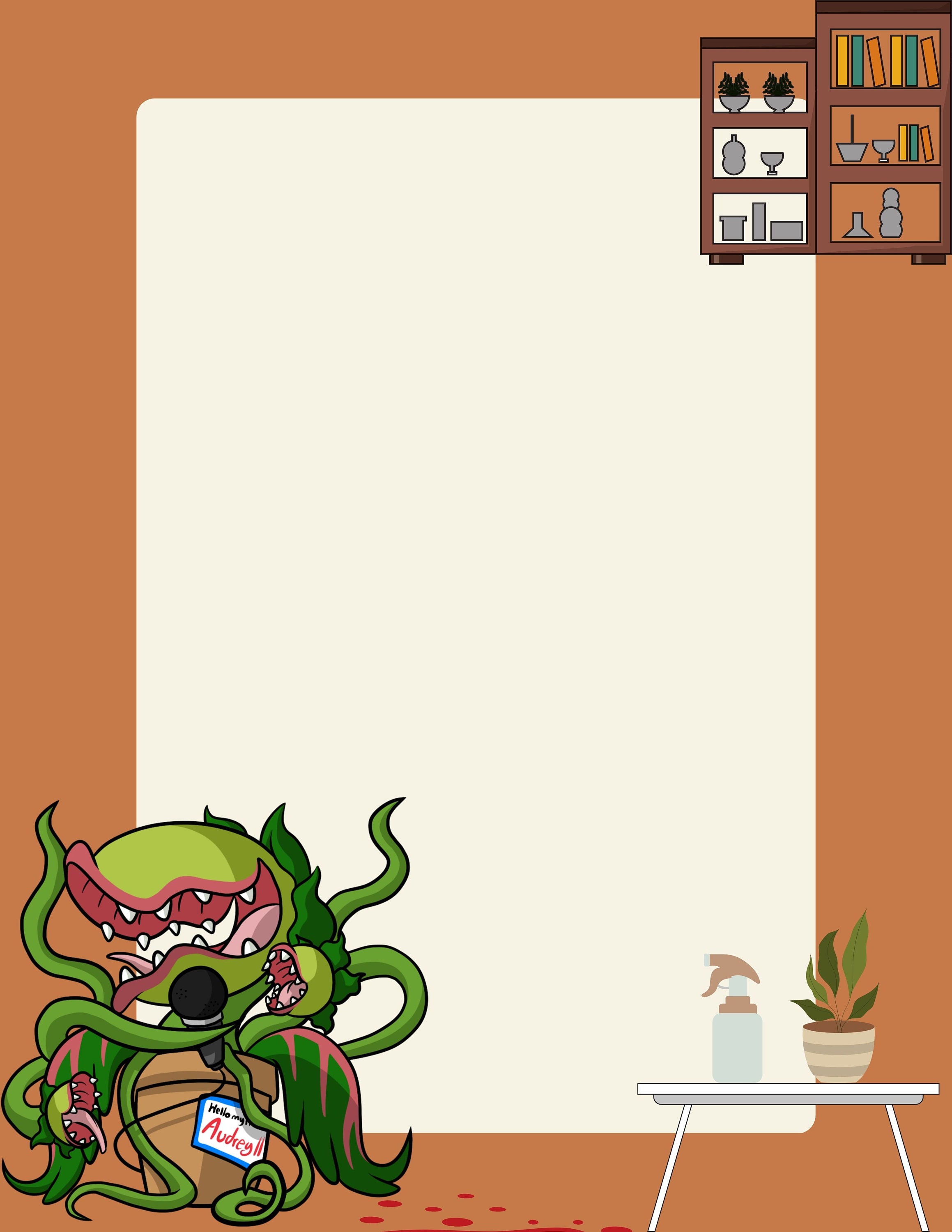 Halloween Themed 2 Lined & Unlined Memo and Letter Sized Stationery ...