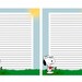 Snoopy Themed Collection #10 - Lined & Unlined - Memo and Letter Sized ...