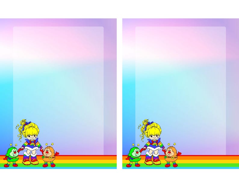 Cartoon Themed Collection #9 - Lined & Unlined - Memo and Letter Sized ...