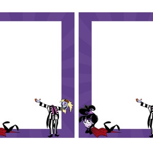 Beetlejuice Themed Collection #2 - Lined & Unlined - Memo and Letter ...