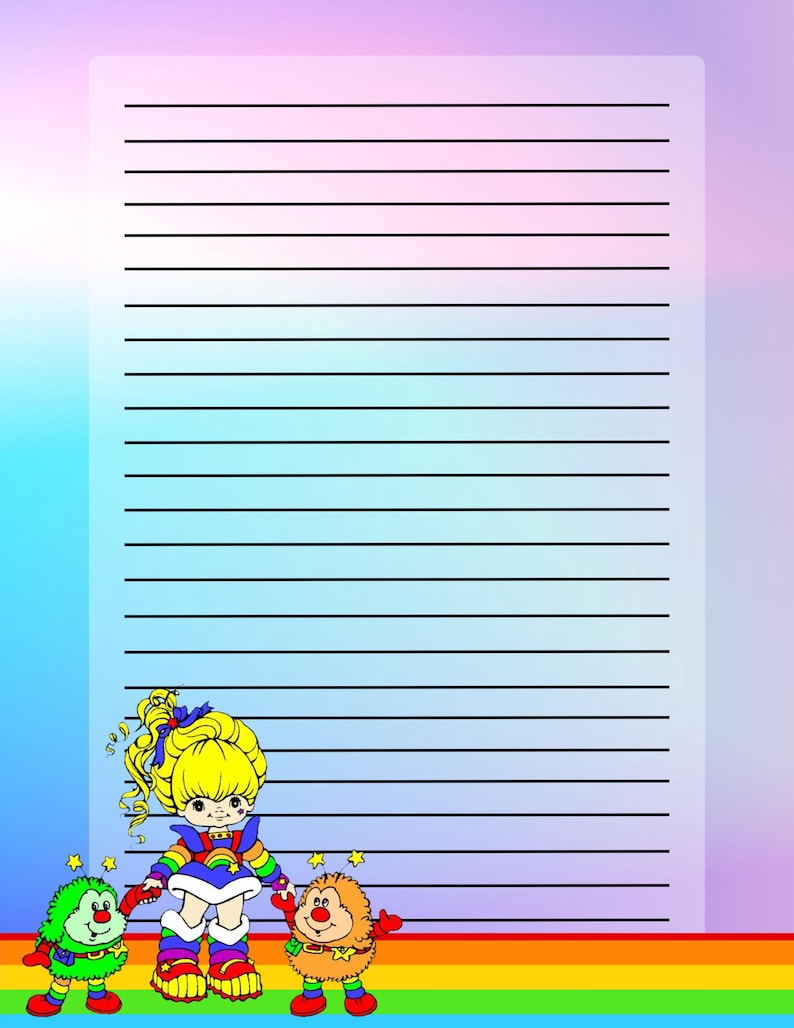 Cartoon Themed Collection #9 - Lined & Unlined - Memo and Letter Sized ...
