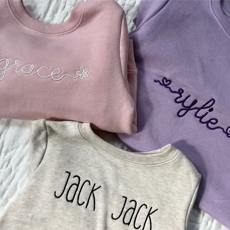 Baby Sweatshirt Personalized Monogram 6m-24m Sweatshirt With Name on It ...