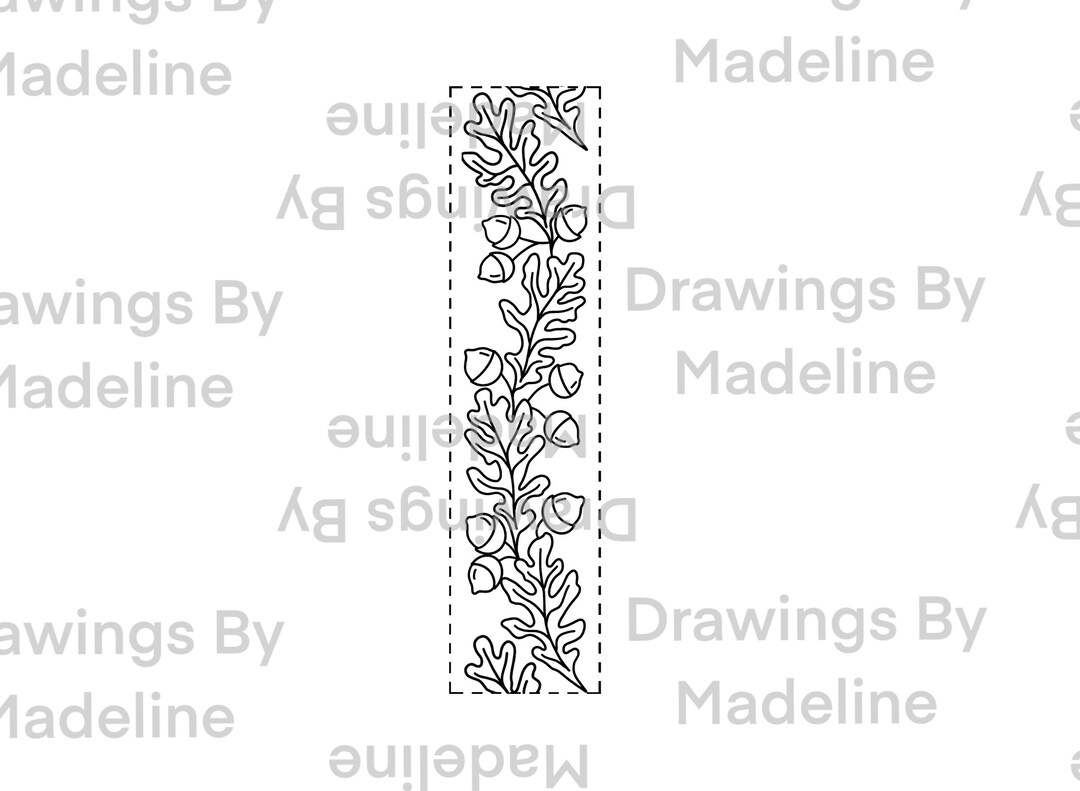 Oak Leaf Leather Belt Carving Pattern - Etsy