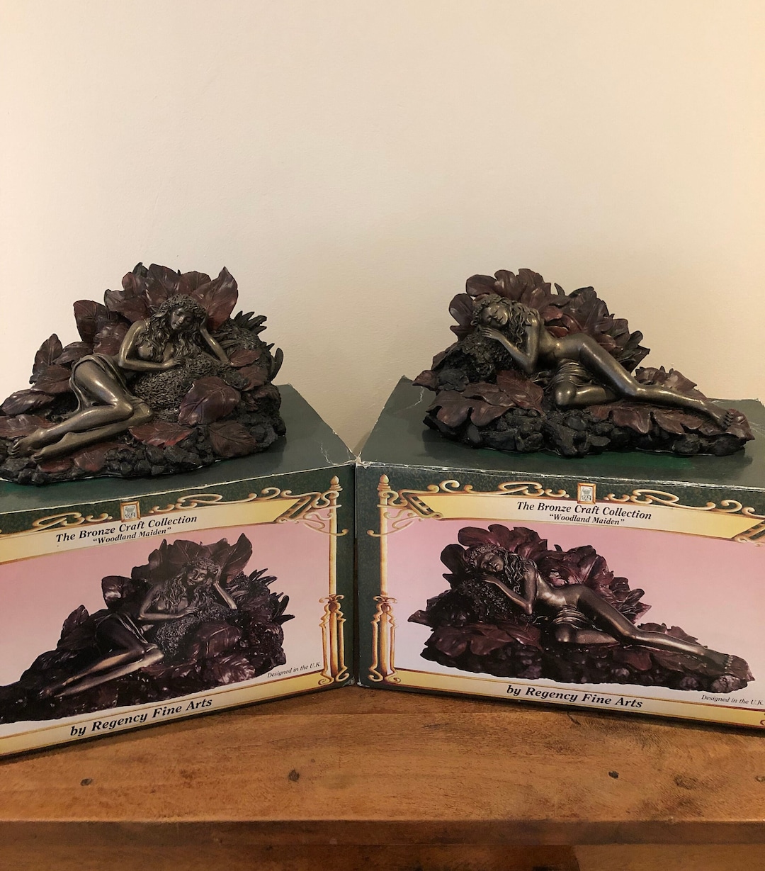 Pair of Regency Fine Arts Bronze Craft Collection Woodland Maidens - Etsy