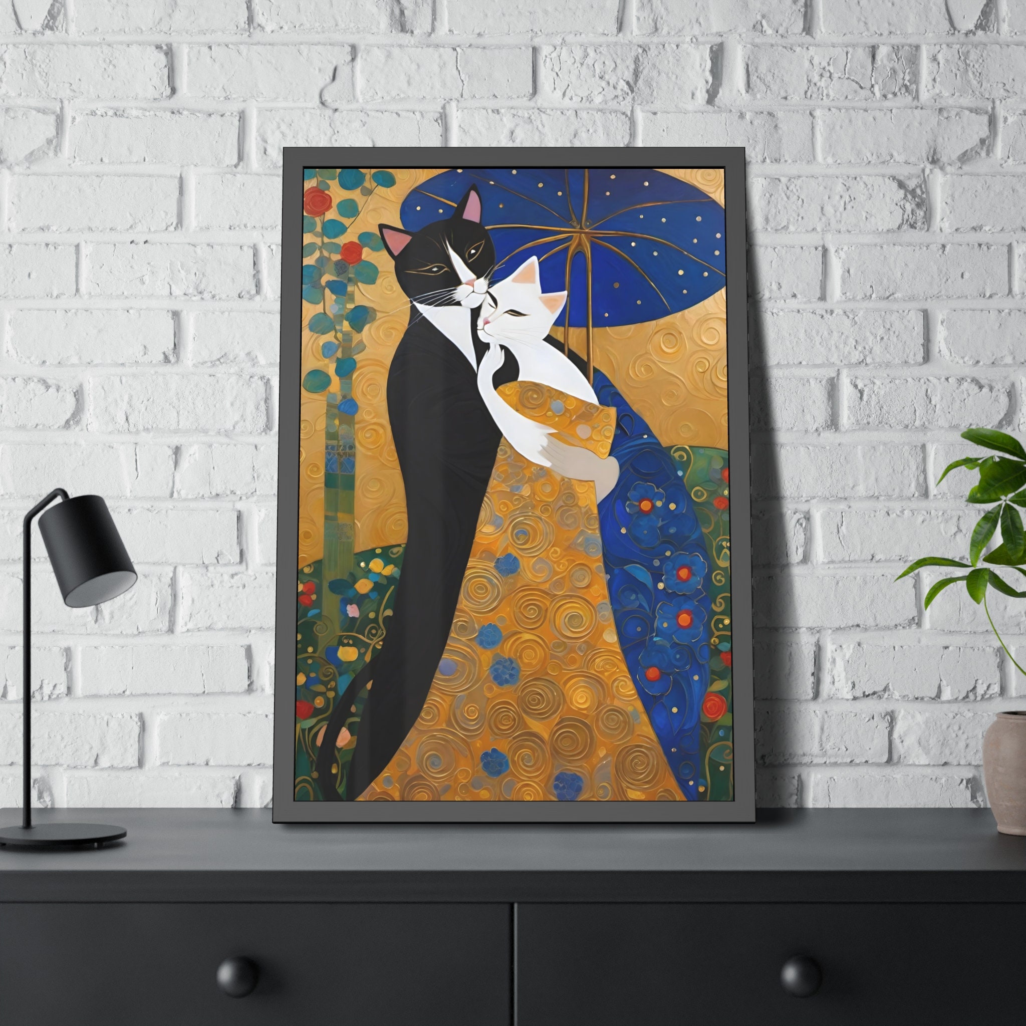 Gustav Klimt Cat Print, Klimt Cat Poster, Cat Art, Funny Cat Print ...