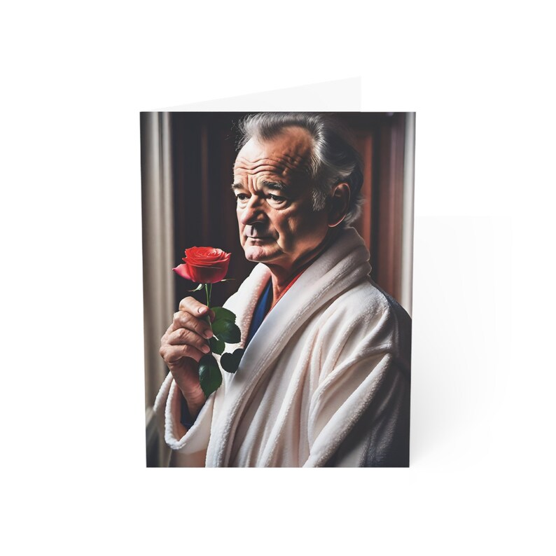 BILL MURRAY Birthday or Anniversary Card, Bill Murray Mothers Fathers ...