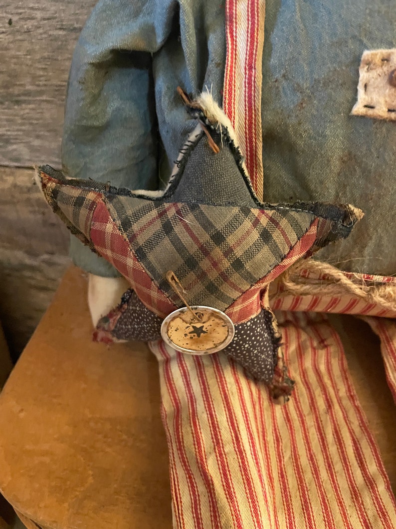 Primitive Uncle Sam Doll - Etsy