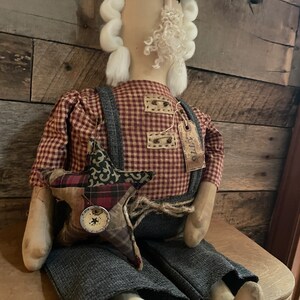 Primitive Uncle Sam Doll - Etsy