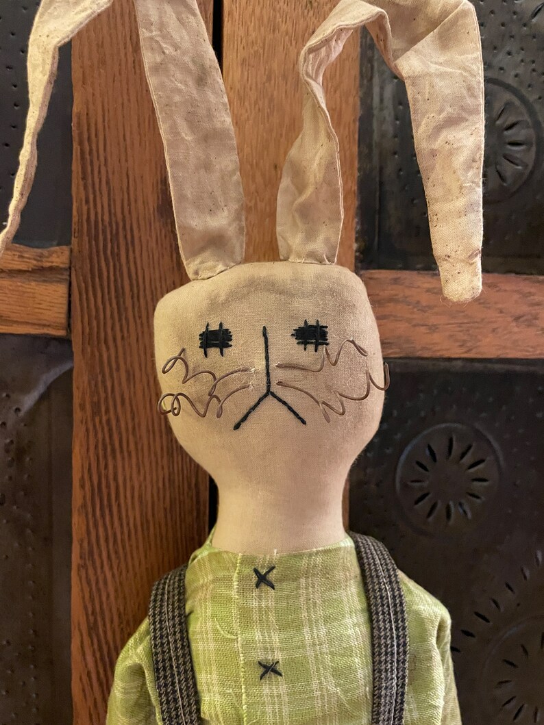 Primitive Tall Bunny - Etsy