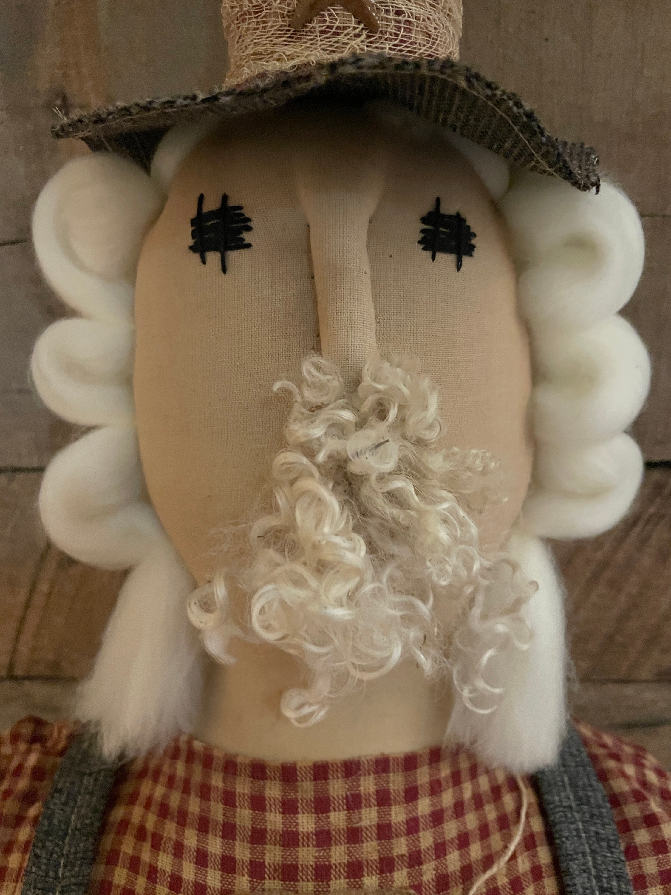 Primitive Uncle Sam Doll - Etsy