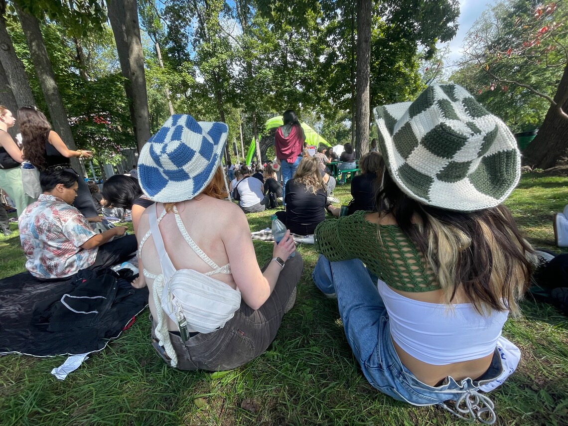 Crochet Checkered Cowboy Hat Pattern - Etsy