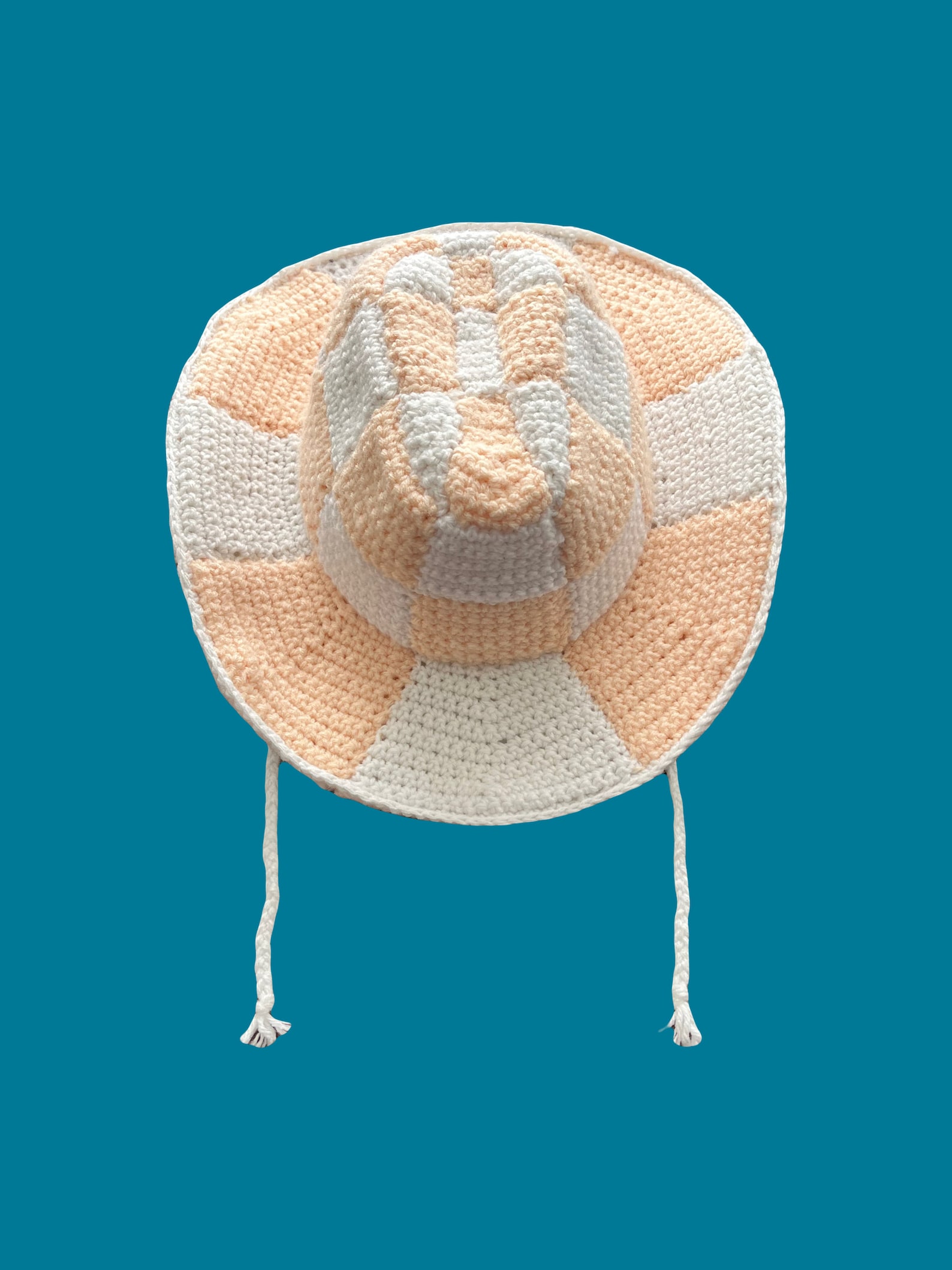 Crochet Checkered Cowboy Hat Pattern - Etsy