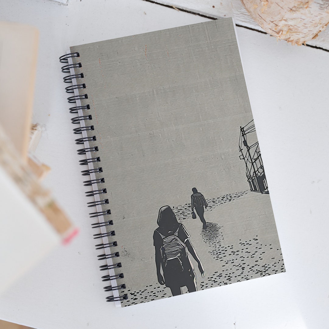 Hand Sketched Illustration Spiral Notebook Gift for Birthday Mindful ...