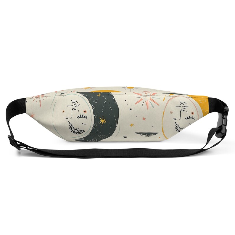 Moon and Star Fanny Pack Shoulder Bag Lightweight Travel Bag Mini ...
