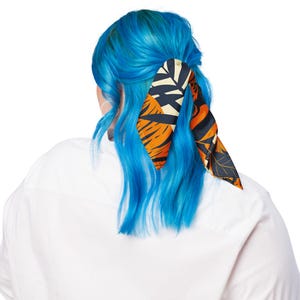 Tiger Bandana Big Cat Lover Neck Scarf Jungle Pattern Bandana Cat ...