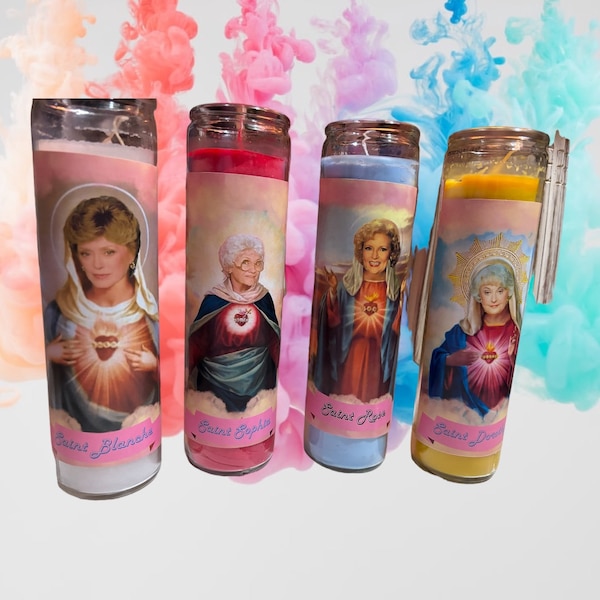 Saint Candles - Etsy