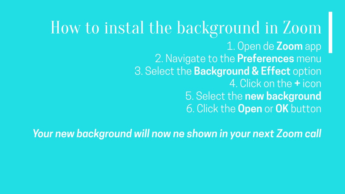 Animated Background Virtial Background Zoom Background - Etsy