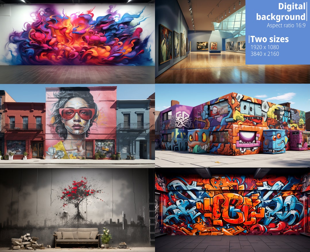 6 Zoom Background Art Virtial Background Teams - Etsy