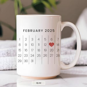 Custom Anniversary Date, Gift for Fiance, Our First Date, 1 Year ...