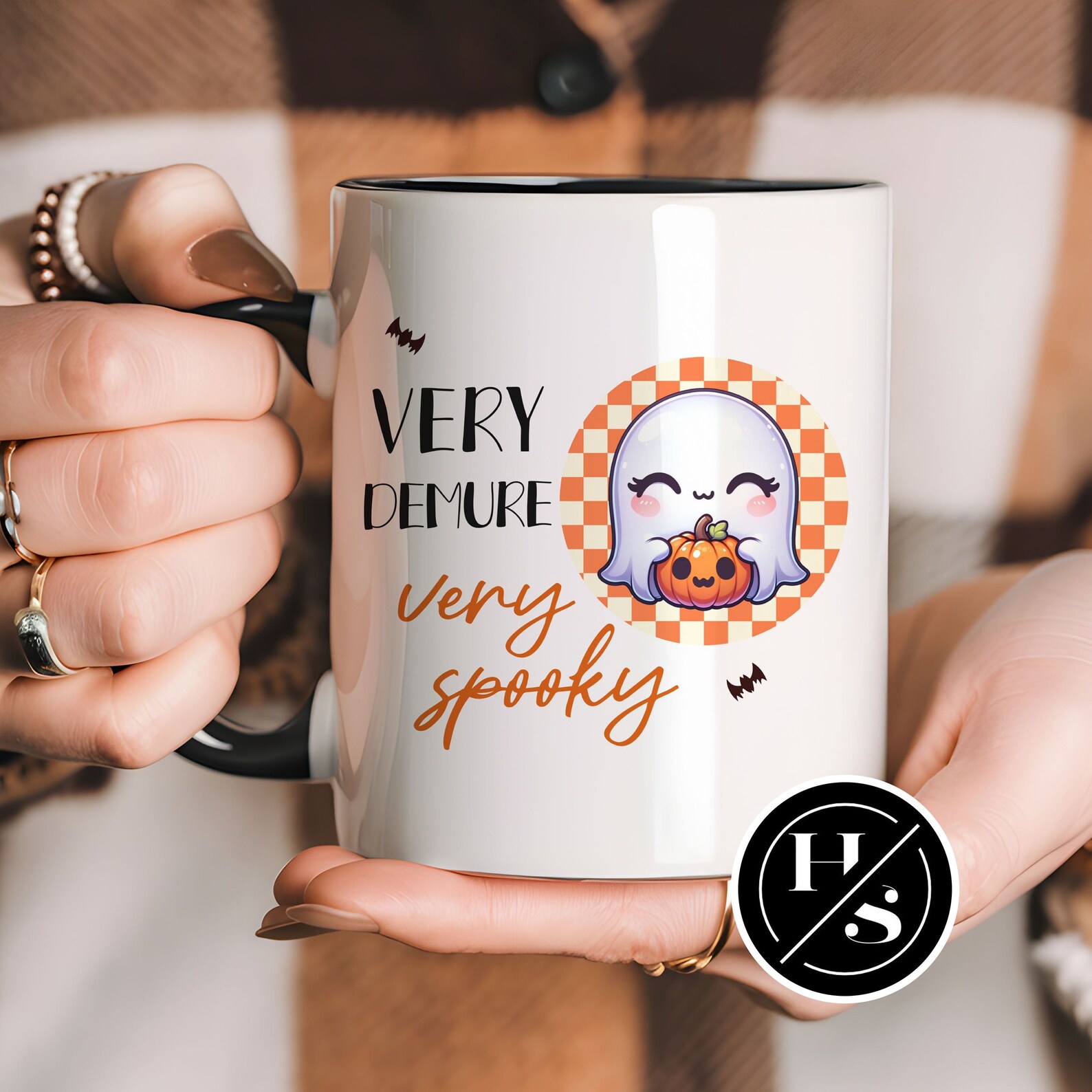 Very Demure Very Spooky Mug, Demure Gift, Very Mindful Tea Cup, Tik Tok ...