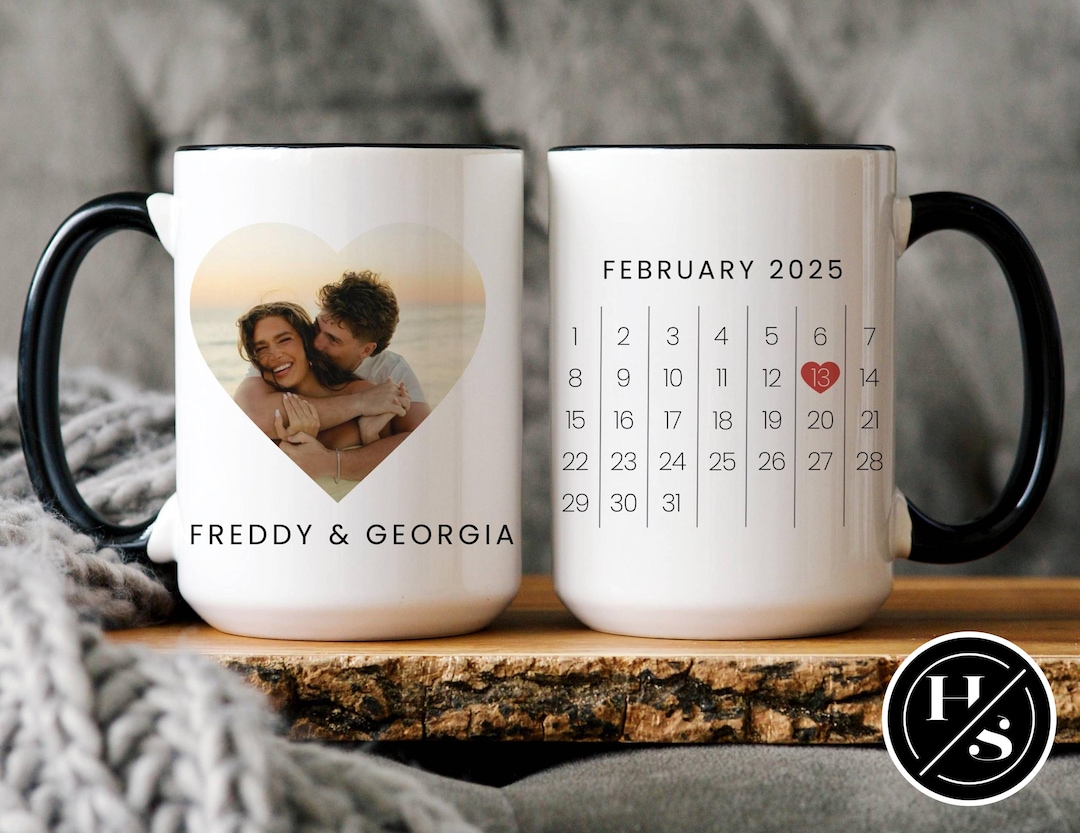 Custom Anniversary Date, Gift for Fiance, Our First Date, 1 Year ...
