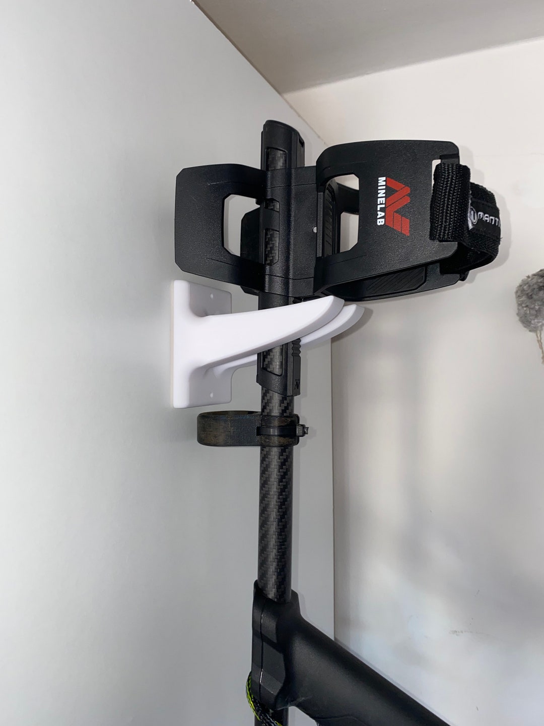 Metal Detector Wall Mount for up to 22mm Shaft Fits Most Minelab ...