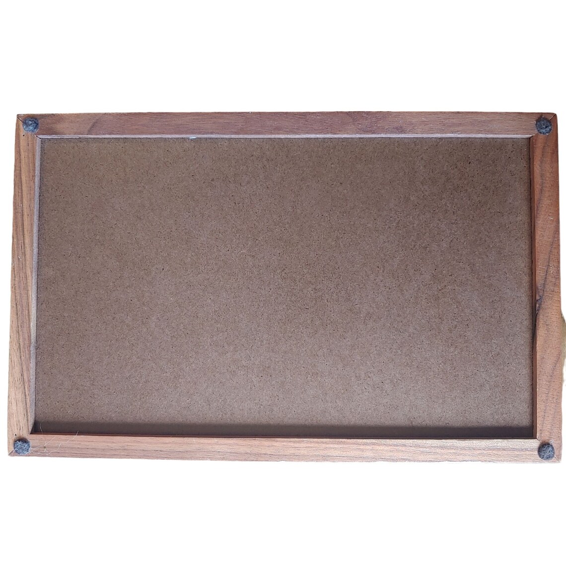 Bigelow Tea Chest Holder Wood Box Organizer 8 Felt Divided Compartments ...