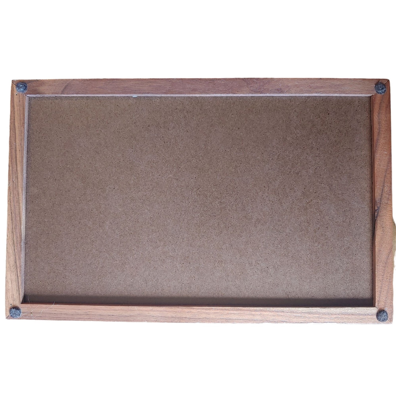 Bigelow Tea Chest Holder Wood Box Organizer 8 Felt Divided Compartments ...