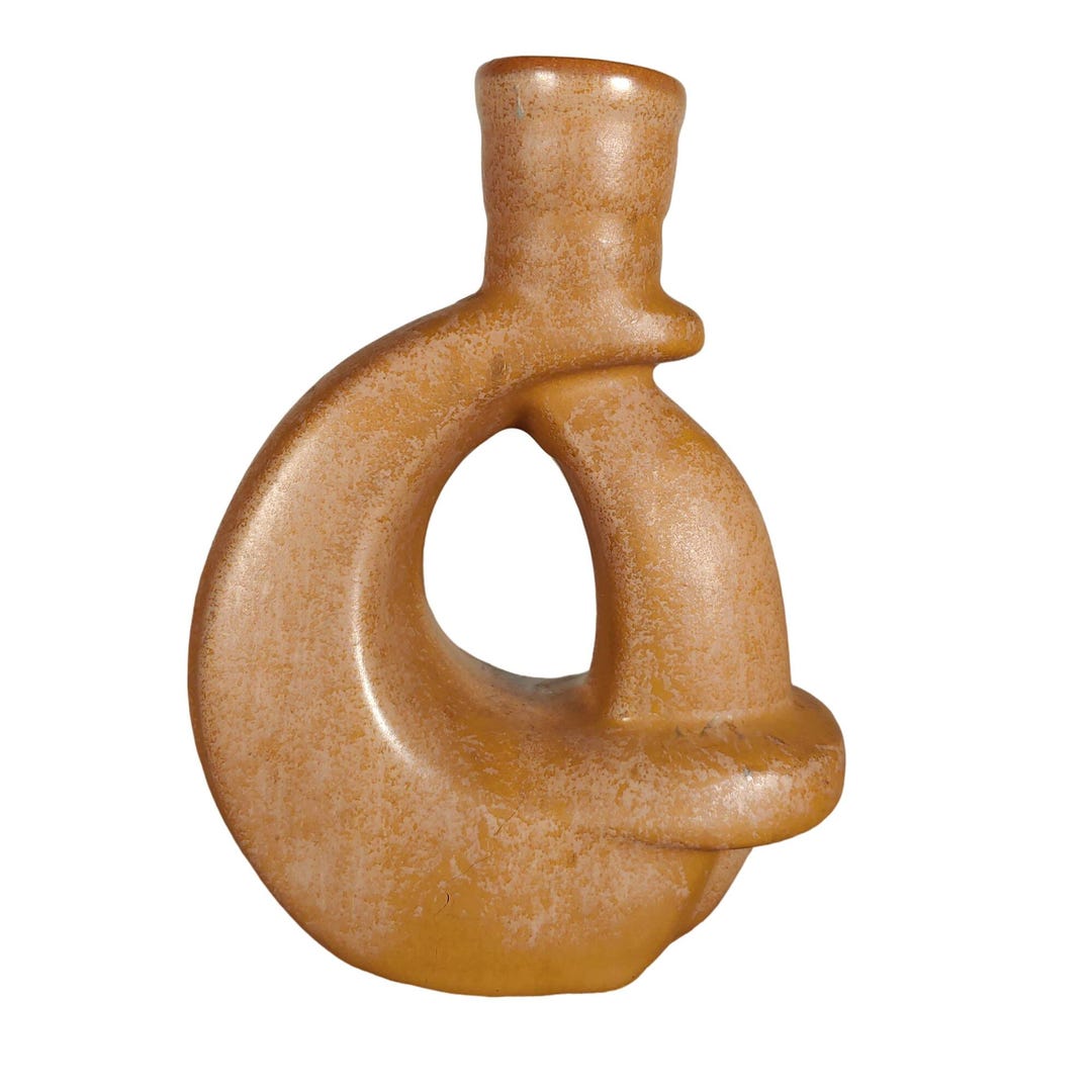 Vintage Frankoma Pottery 305 Candle Holder - Mid-century Modern ...